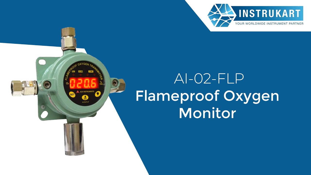 Flameproof Oxygen Monitor | Instrukart - YouTube