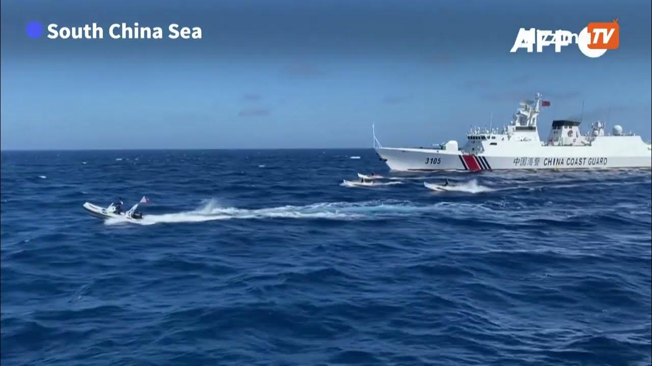 Philippines Accuses Chinese Boats Of Dangerous Actions Youtube