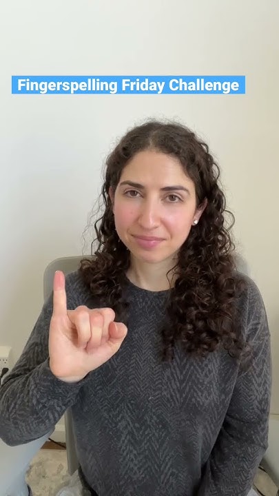 ASL Fingerspelling Friday Receptive practice - YouTube