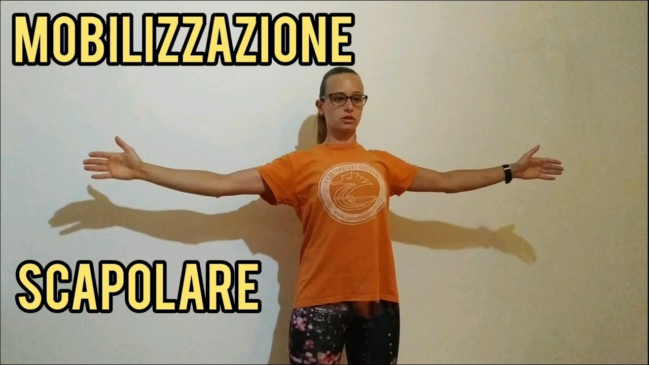 Mobilizzazione scapolare parte 1 - Esercizi base - YouTube