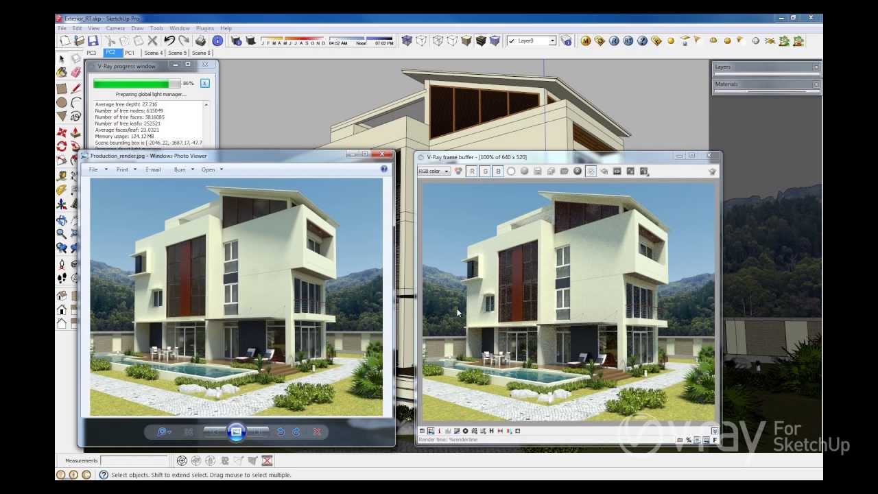 V-Ray for SketchUp - RT - Spanish - YouTube