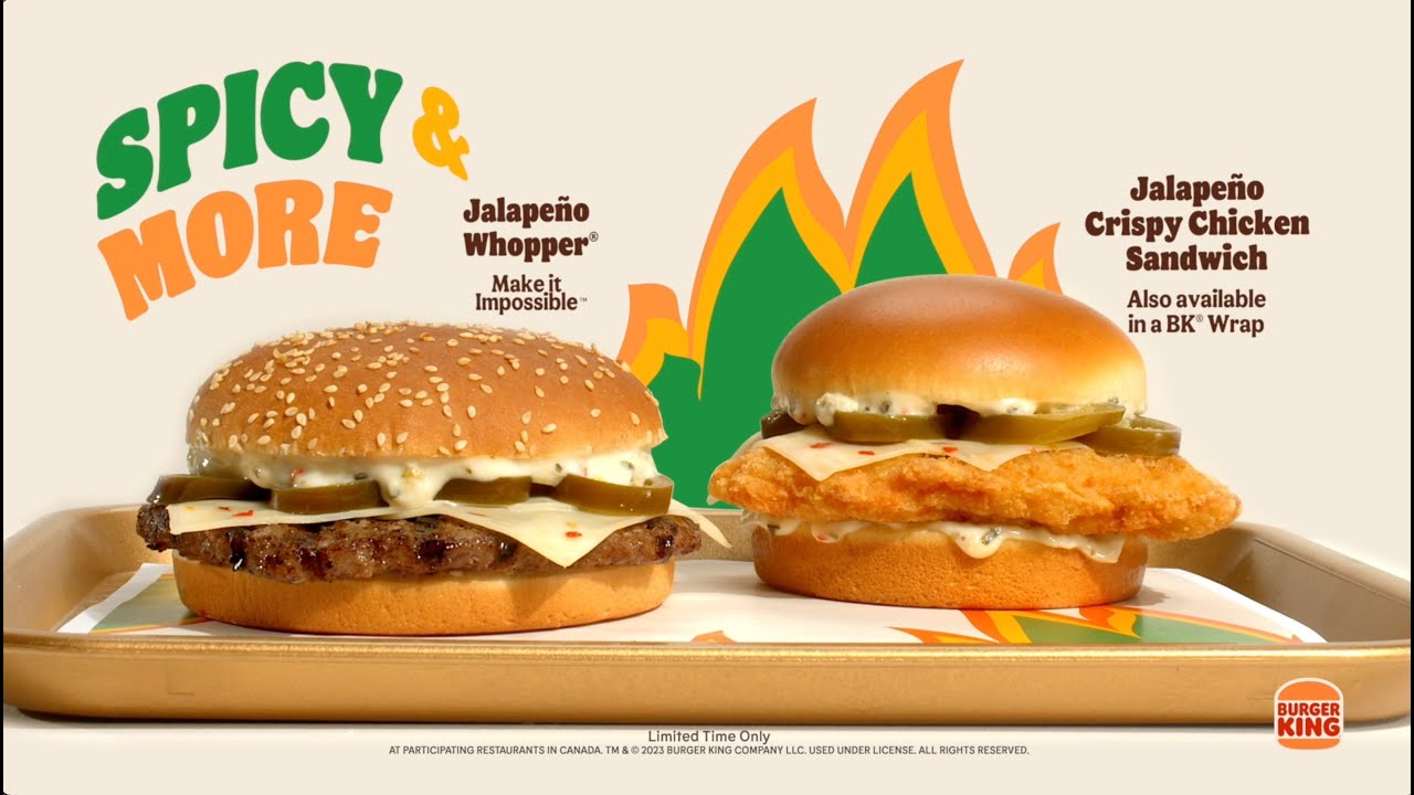Jalapeño Whopper and Jalapeño Crispy Chicken - YouTube