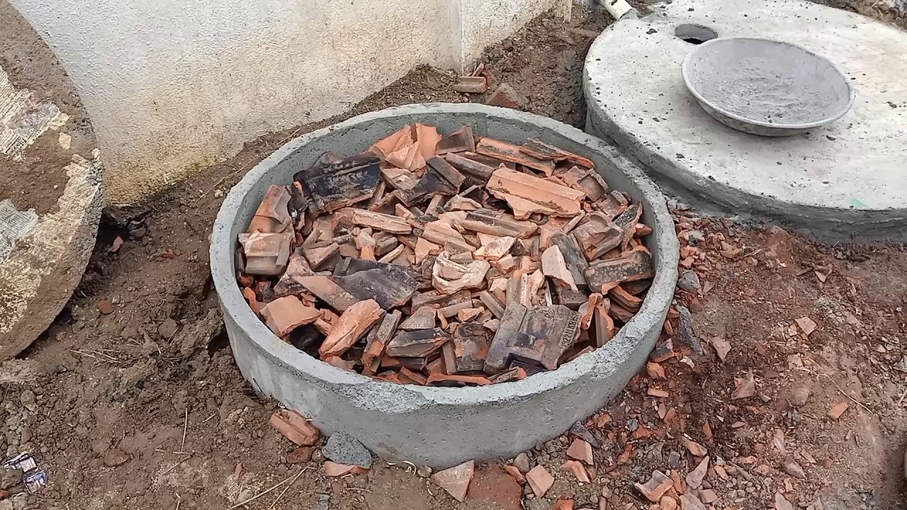 waste water soak pit treatment - YouTube