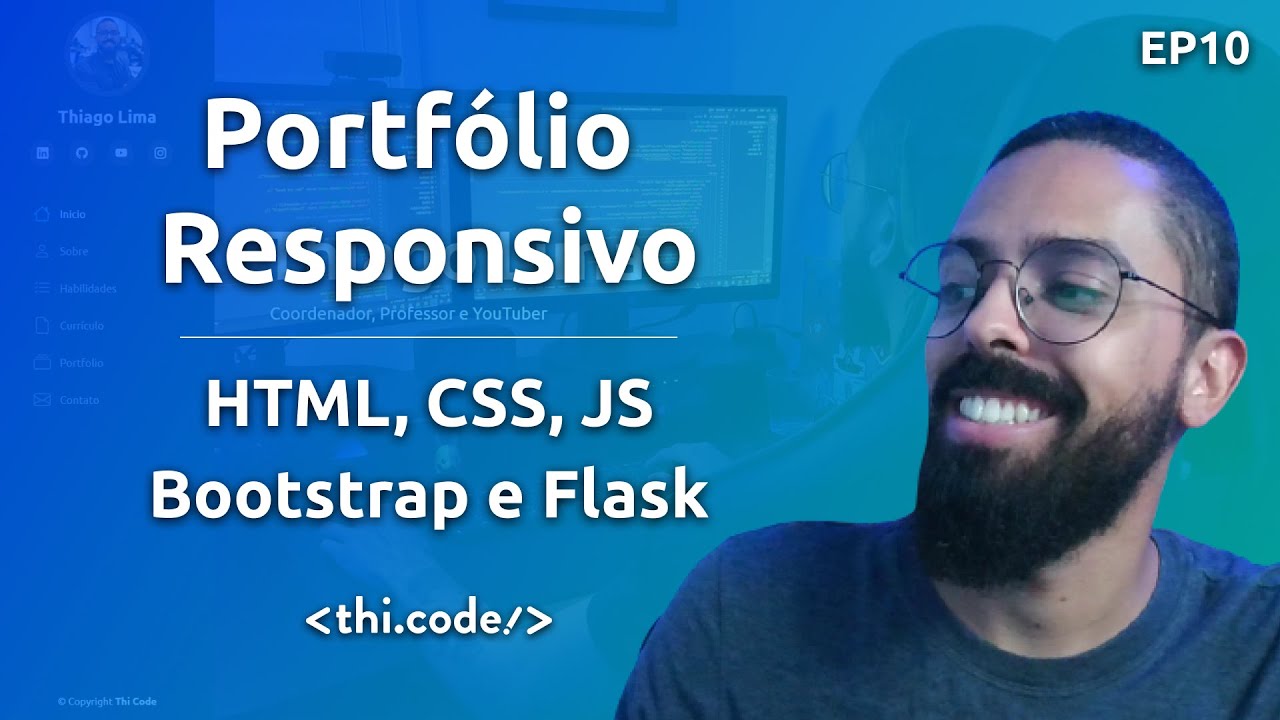Portfólio Responsivo - Animação de Scroll com CSS e JS PURO | EP10 ...