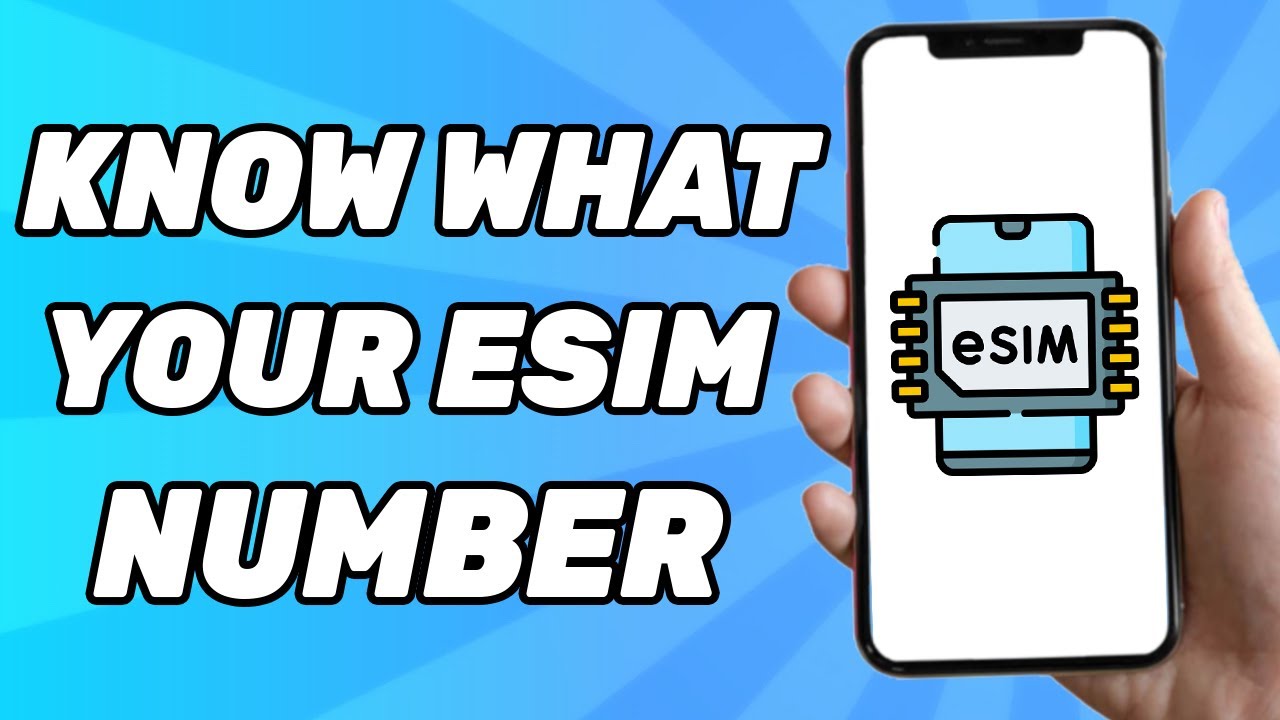 How to Know What My eSim Number Is | Android & iOS - YouTube