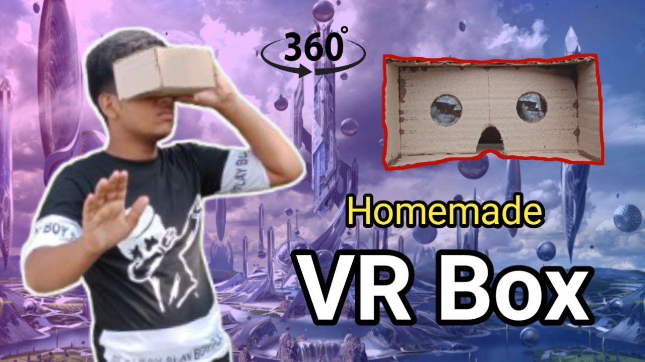 घर पर बनाएं VR Box | How to make VR Box at home | DIY Virtual reality ...