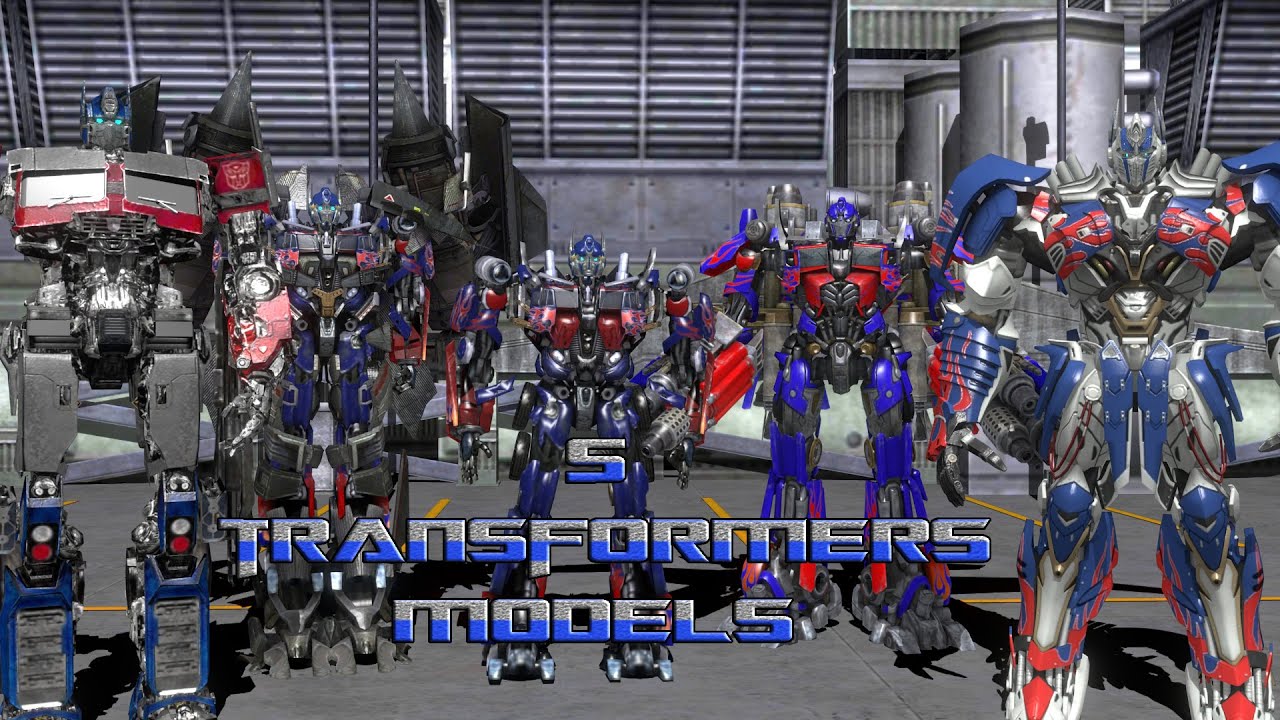 5 optimus prime models - YouTube