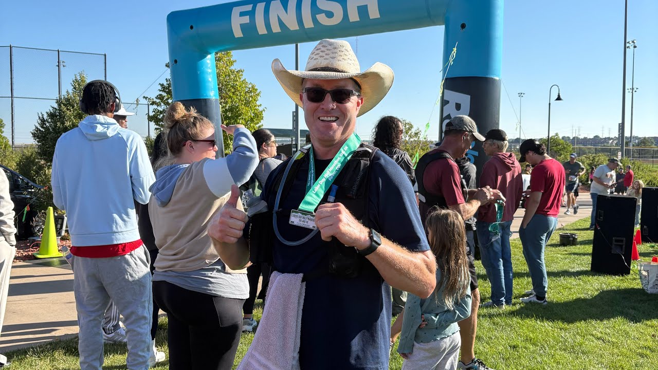 Cowboy Hiker goes to the Labor Day Half Marathon 10K and 5K! - YouTube
