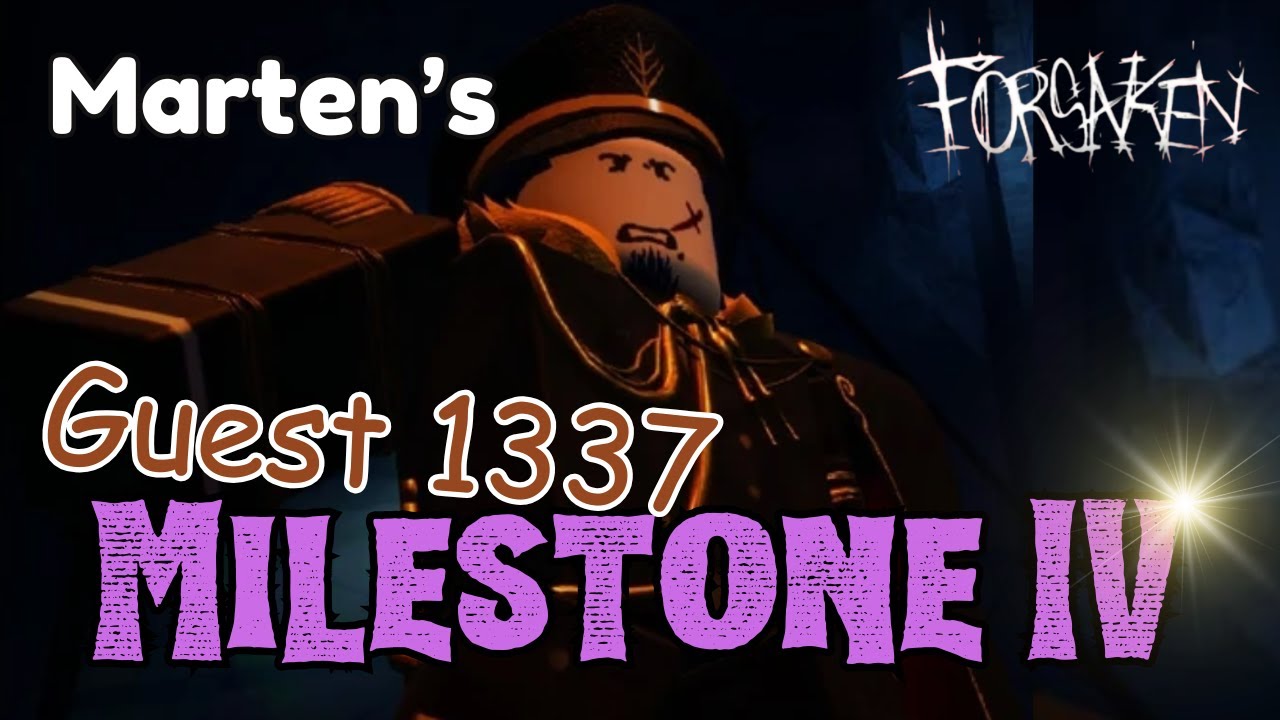 Guest 1337 Milestone IV in Roblox Forsaken! #forsaken #guest1337 # ...