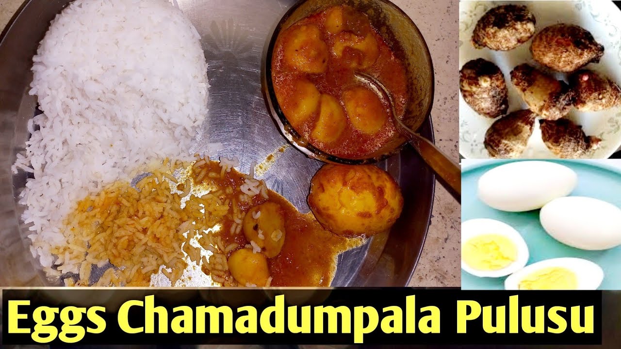 Eggs Chamadumpala Pulusu/Eggs chamagadda greavy/Chamagaddcurry/Arbi ki ...