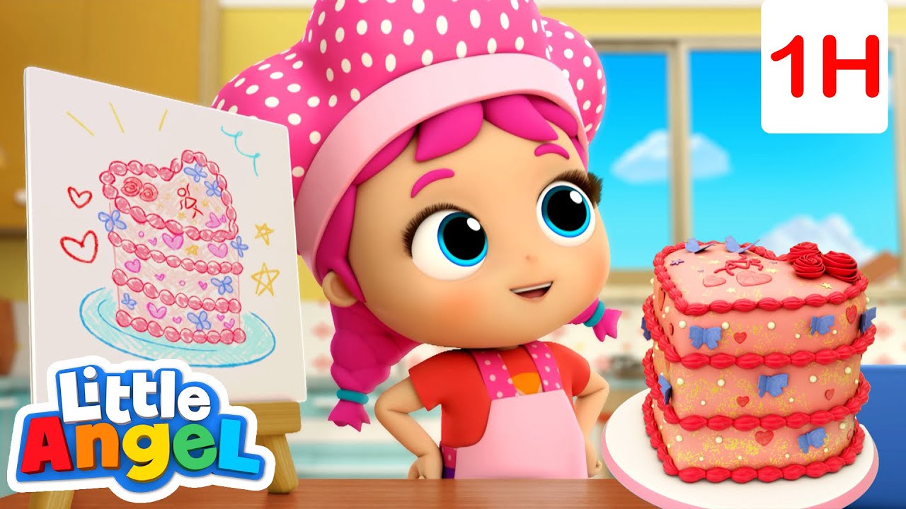 Jill's Yummy Bake Off! | Songs for Kids! | Little Angel | Moonbug Kids ...