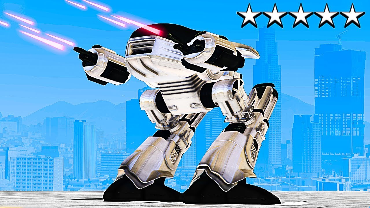 PLAYING GTA 5 AS A POWERFUL ROBOT! (GTA 5 Mods) - YouTube