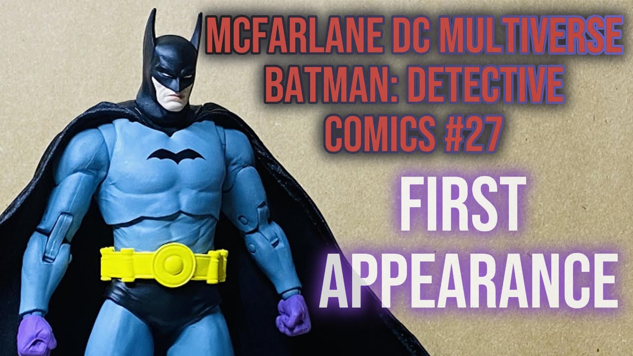 MCFARLANE DC MULTIVERSE BATMAN DETECTIVE COMICS #27 FIRST APPEARANCE ...