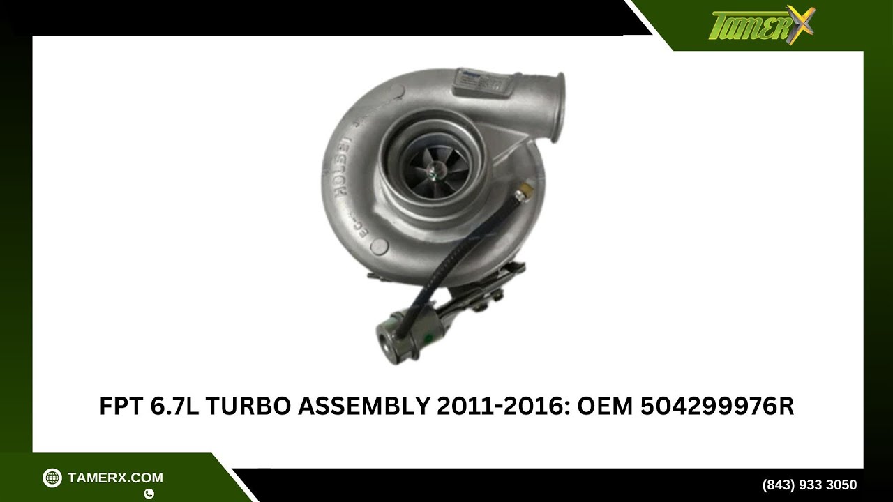 FPT 6.7L Turbo Assembly 2011-2016: OEM 504299976R - YouTube