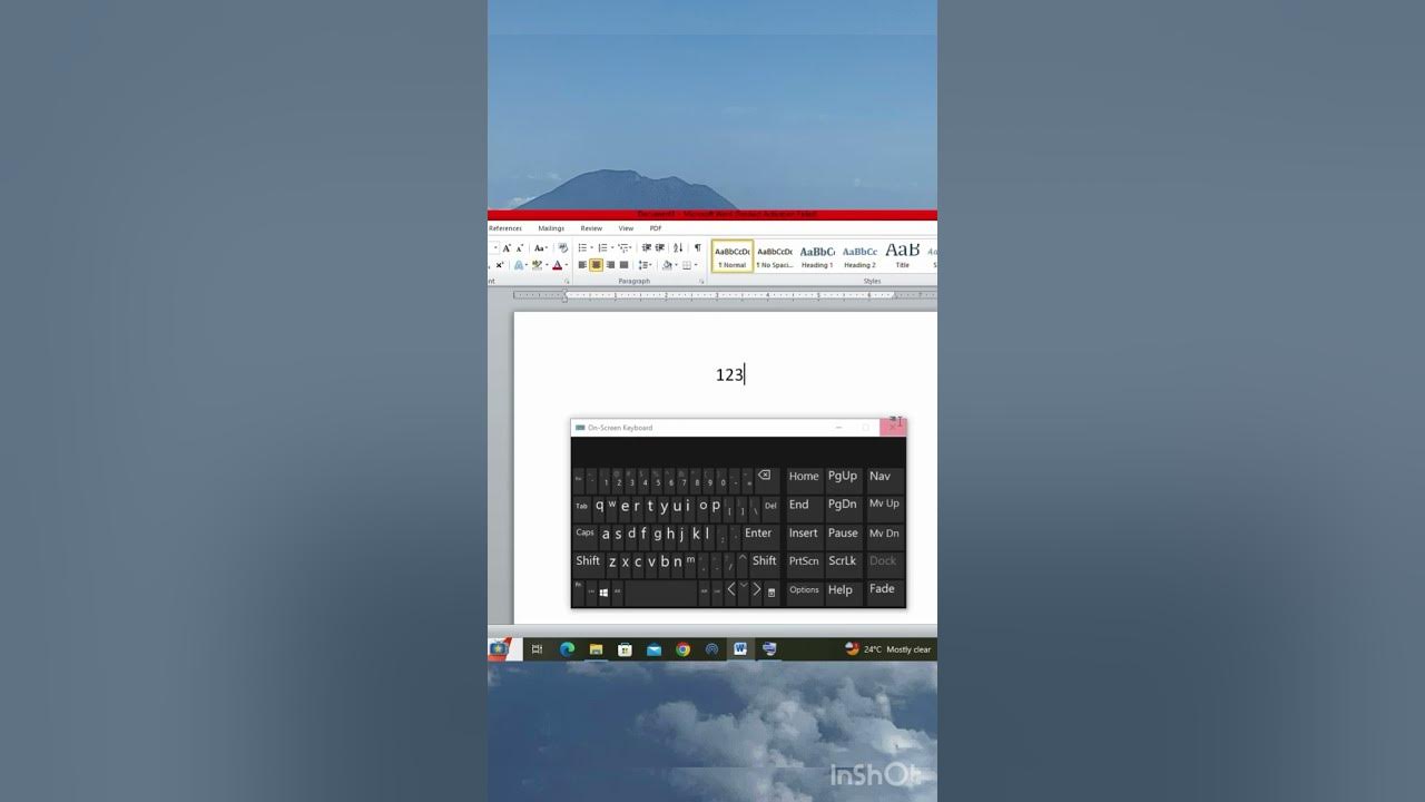 Maneira Oinsa hamosu keyboard iha layar | How can you make on-screen keyboard appear on screen ...