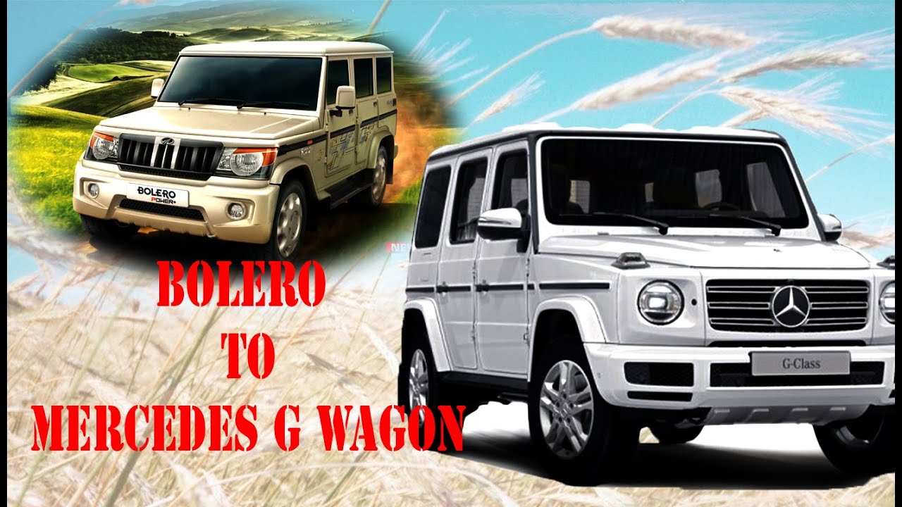 bolero converted to mercedes G Wagon Mahindra Bolero Modifed - YouTube