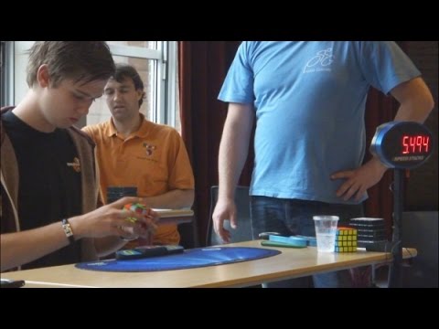 2014 Dutch Open : Mats Valk & the other top 6 Rubik's Cube speedcubers ...