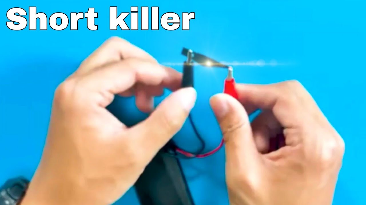 How to make short killer. || Finding shorting in mobile motherboard ...