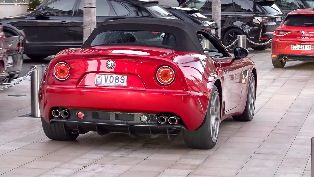 Alfa Romeo 8C Competizione - Lovely V8 Sounds ! - YouTube
