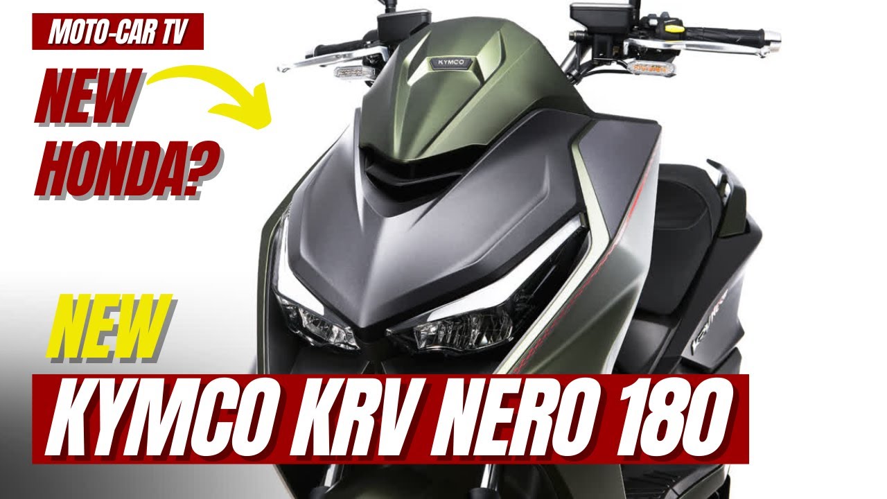 Introducing New KYMCO KRV NERO 180 | MOTO-CAR TV - YouTube