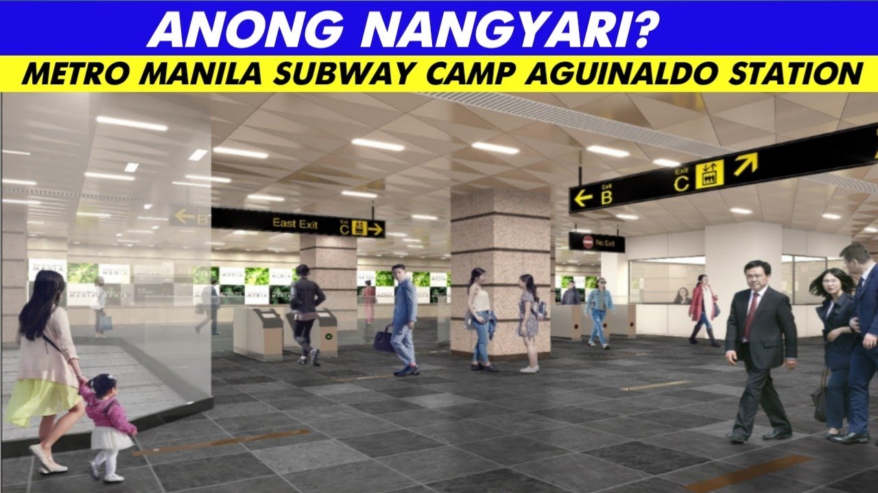 Metro Manila Subway Camp Aguinaldo station - YouTube