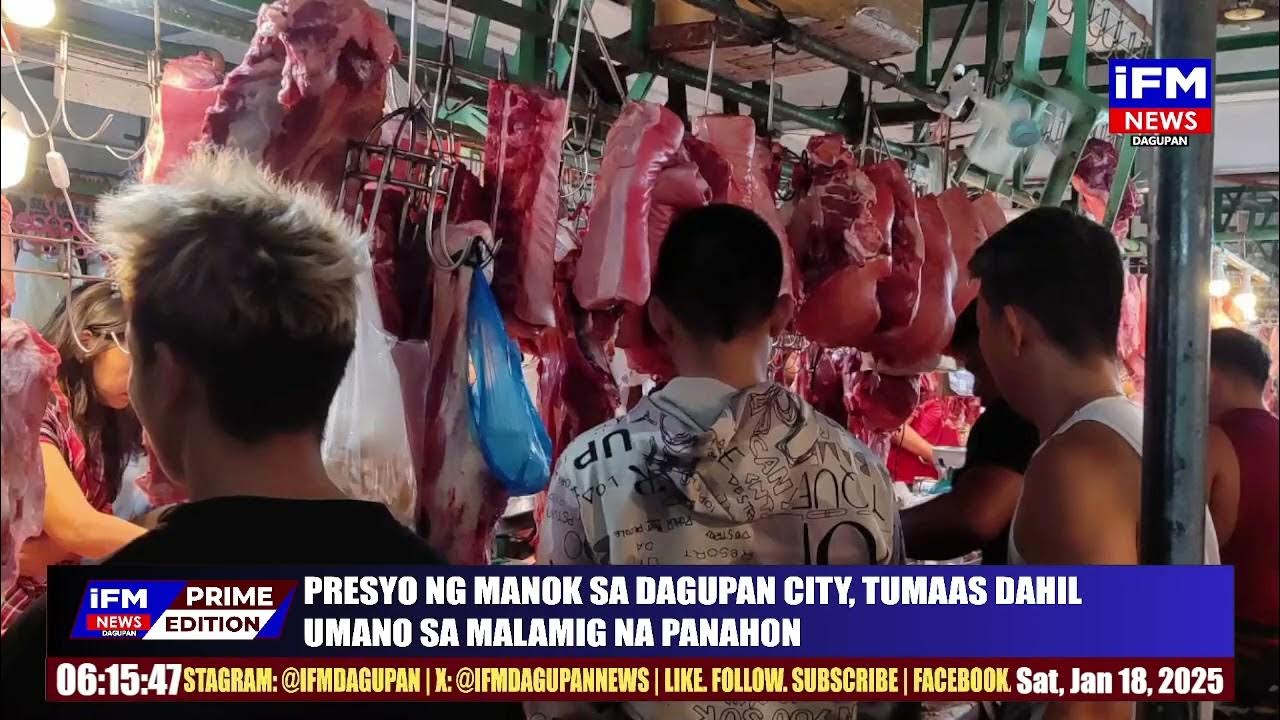 PRESYO NG MANOK SA DAGUPAN CITY, TUMAAS DAHIL UMANO SA MALAMIG NA PANAHON - YouTube
