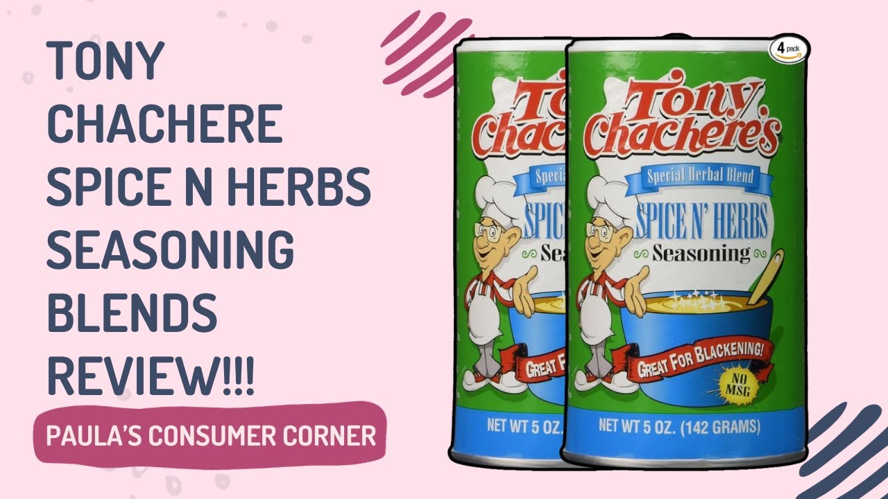 Spicy Secrets: Tony Chachere Spice N Herbs Review - YouTube