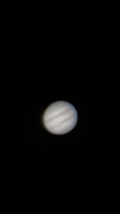 Jupiter and Great Red Spot Through Celestron Powerseeker 114EQ Telescope - YouTube