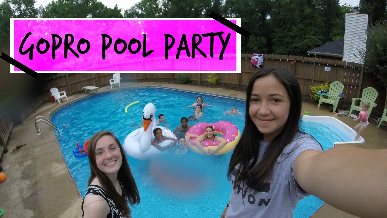 gopro pool party {5.27.16} - YouTube