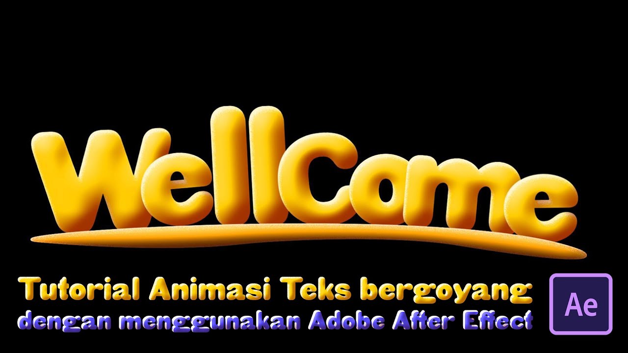 Tutorial Membuat Teks Animasi Keren Dan Lucu - Adobe After Effect ...