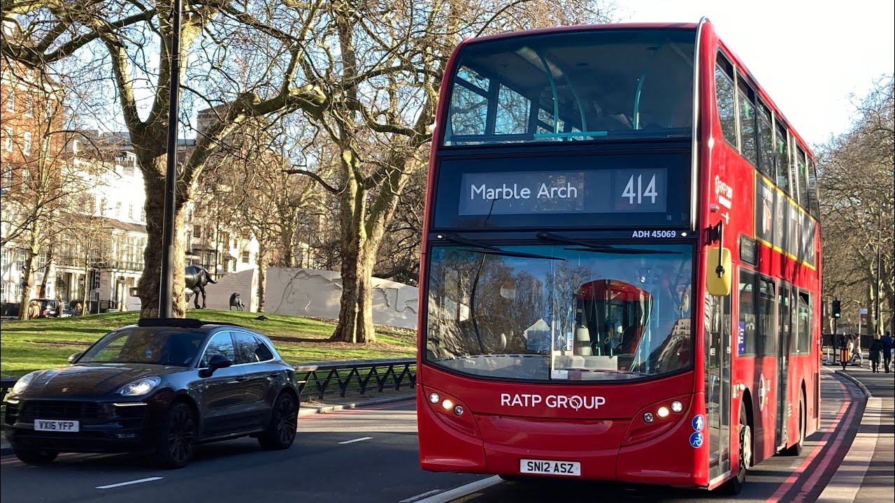 Full Route Visual | Route 414 | Putney Bridge - Marble Arch - YouTube