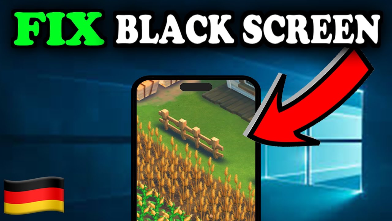 Farmville 2 Black Screen | Black Screen Fix Deutsch - YouTube