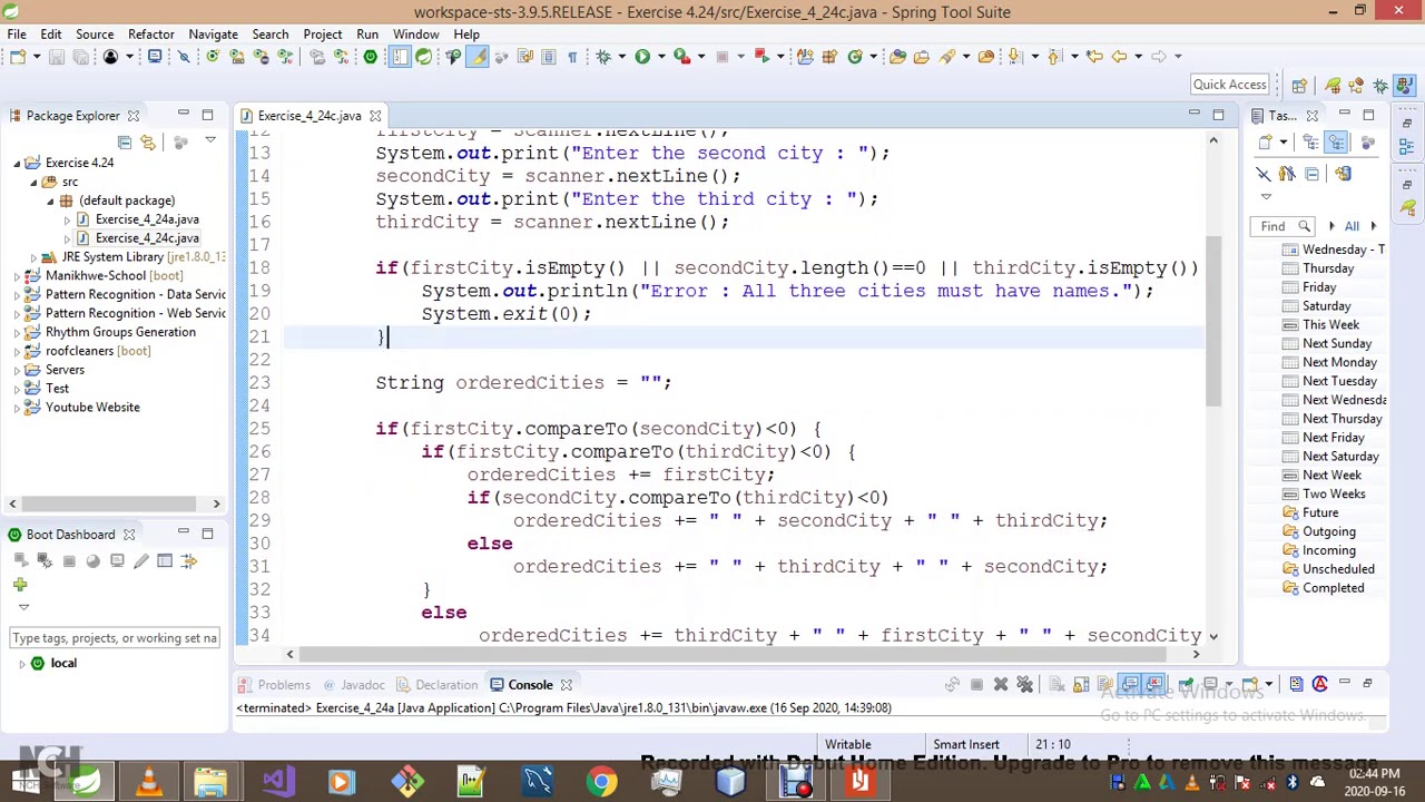 Introduction To Java Programming Exercise 4 24c - YouTube