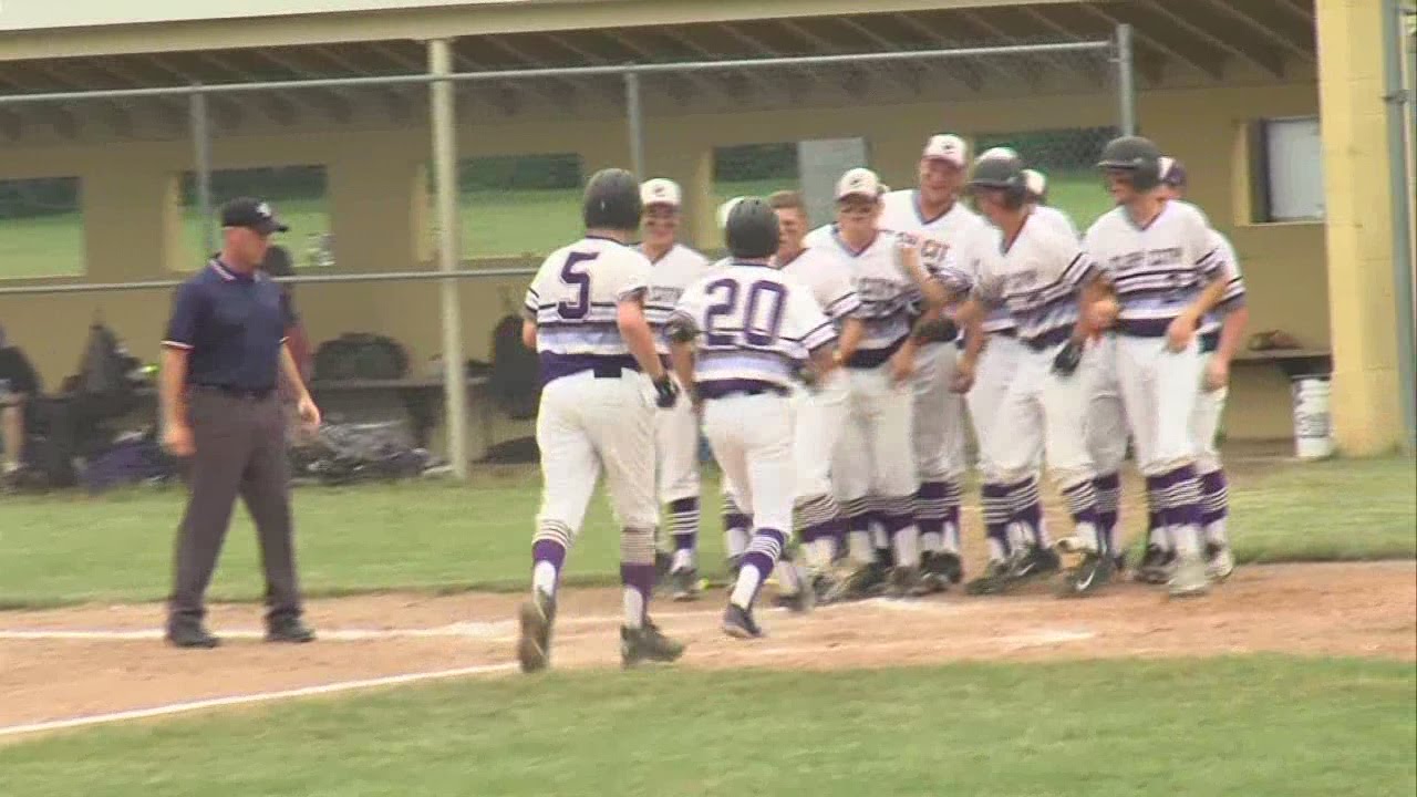 Clay City baseball advances to regional final - YouTube