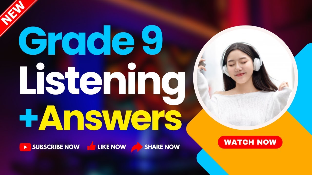 CLASS 9 LISTENING WITH ANSWERS BY CDC NEPAL | NEW COURSE | - YouTube