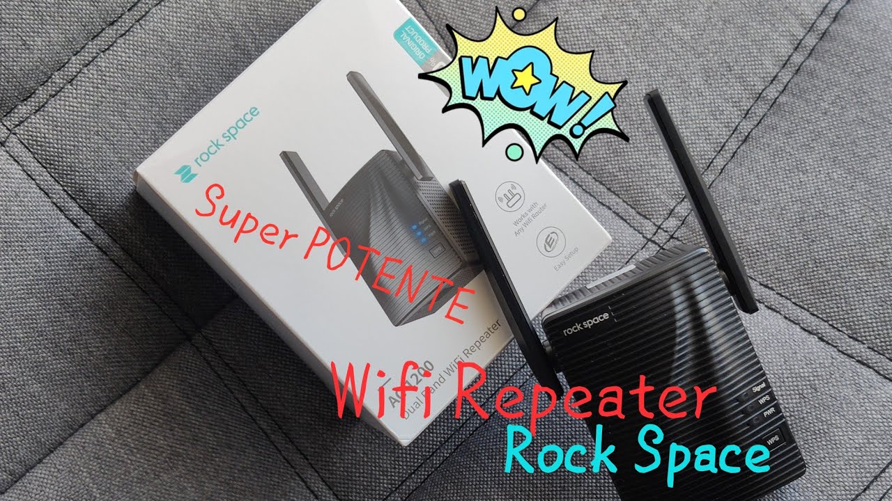 RocK Space WIFI Repeater AC1200 Dual Band 2,4 ghz , 5 ghz Un vero ...