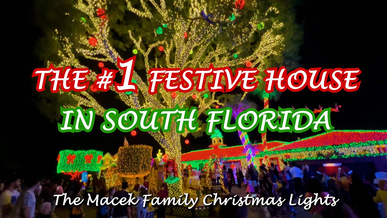 This Florida Christmas Light Display Is UNREAL 🎄 | Macek Family Lights ...