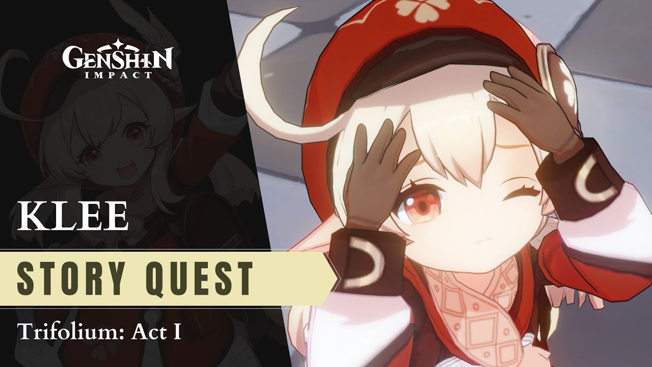 Cuteness overload, HELP! - Klee Story Quest | Genshin Impact - YouTube