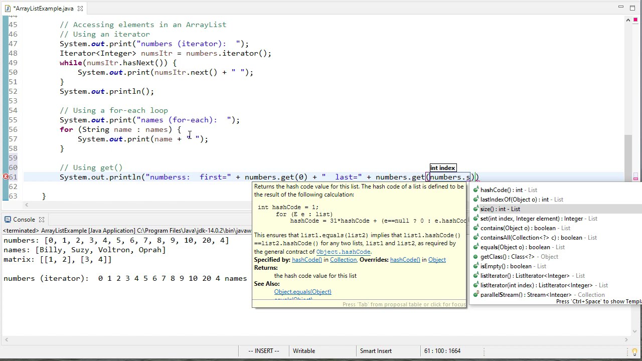 Using Java Arraylists Youtube