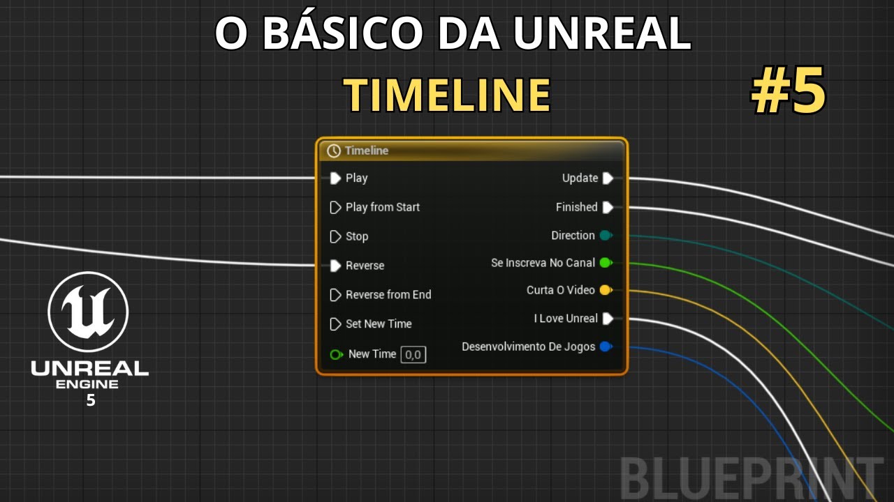 Blueprints #5 Timelines - O Básico da Unreal - Tutorial Iniciante UE 5 ...