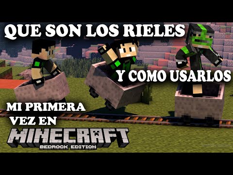 Que Son Los Rieles Y Como Usarlos - #31 - Mi Primera Vez En Minecraft ...