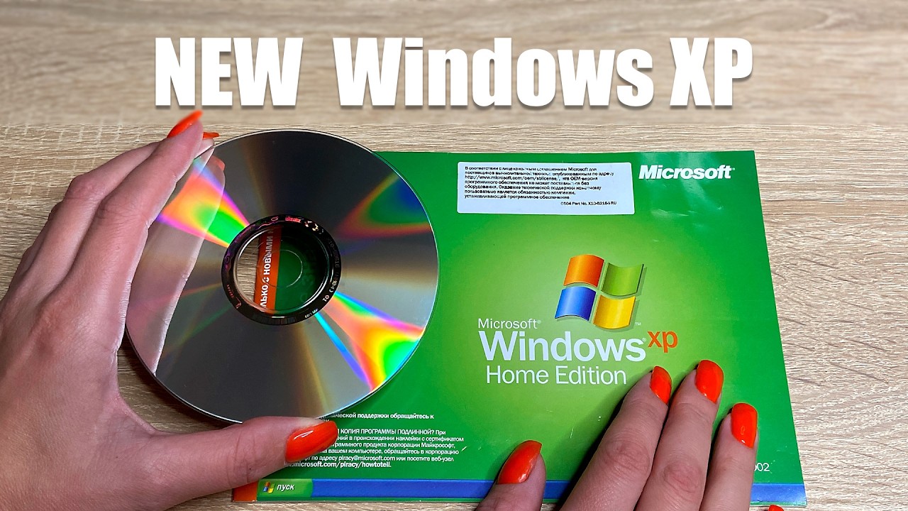 Found after 20 years! Unboxing the "new" Windows XP in 2024 - YouTube