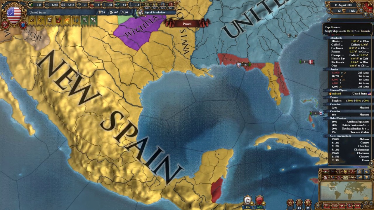 EU4 Viewer Request: USA 3 (1776 start date) - YouTube