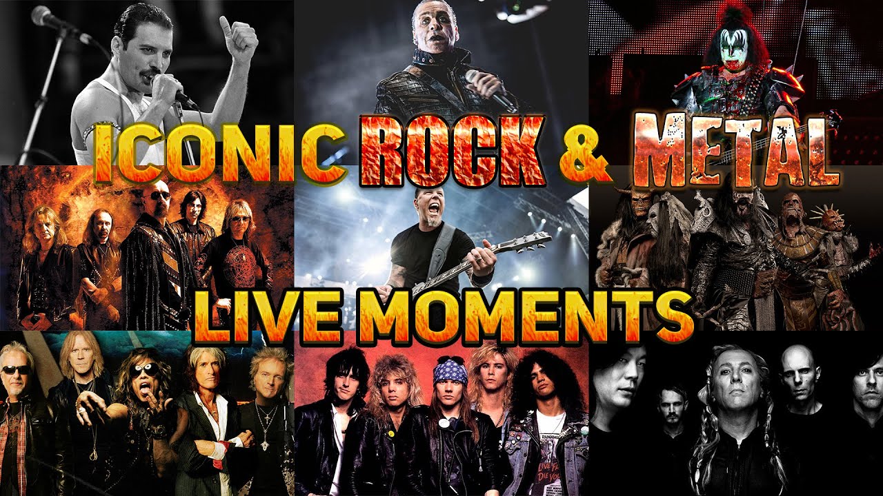 Iconic Rock & Metal Live Moments | Queen, Rammstein, Aerosmith, KISS ...