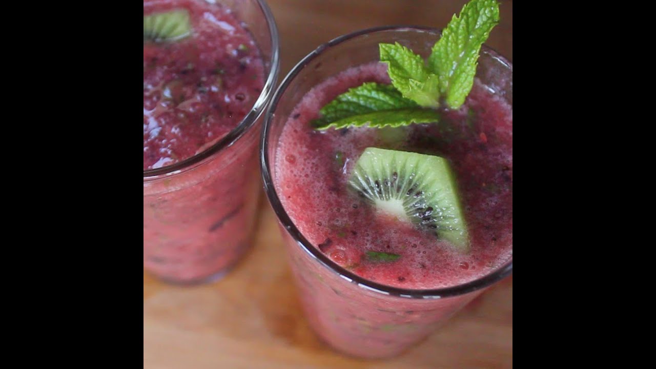 Triple Berry Mojitos - YouTube