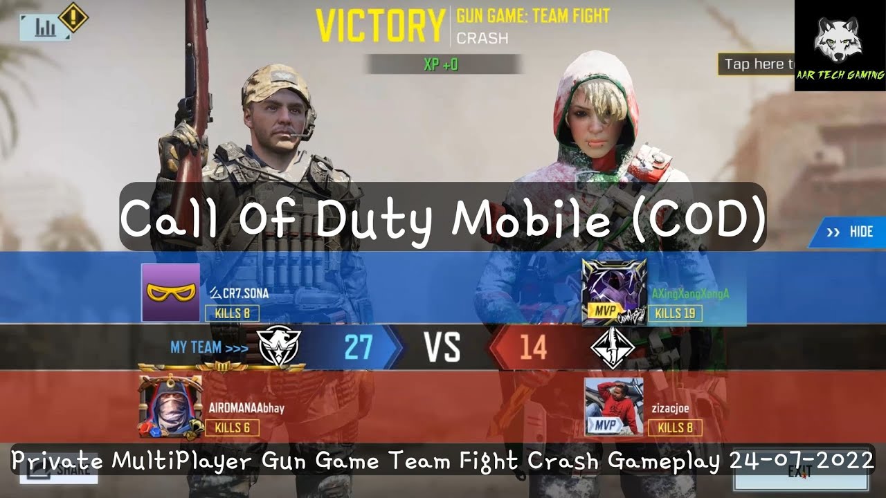 Call Of Duty Mobile (COD) Private MultiPlayer Gun Game Team Fight Crash ...
