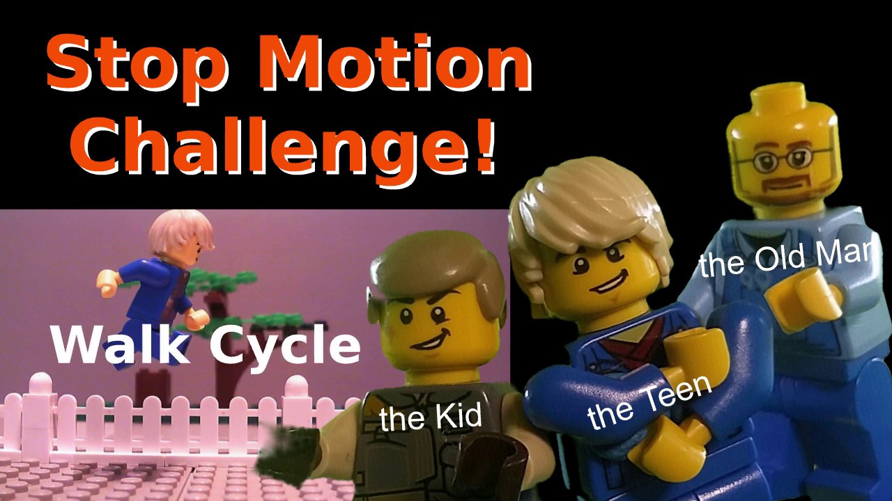 Lego Stop Motion Animation Challenge: Walk Cycle - YouTube
