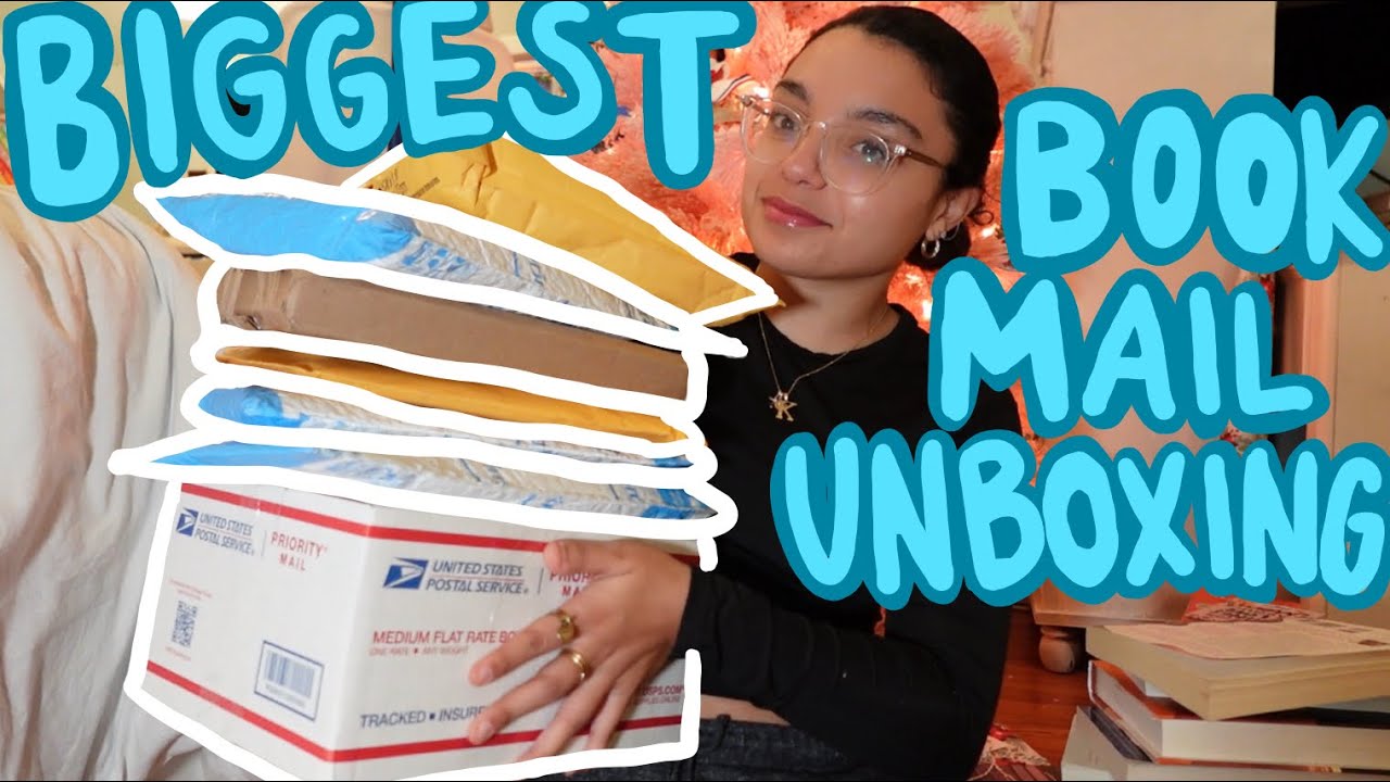 huge bookmail unboxing📦 - YouTube