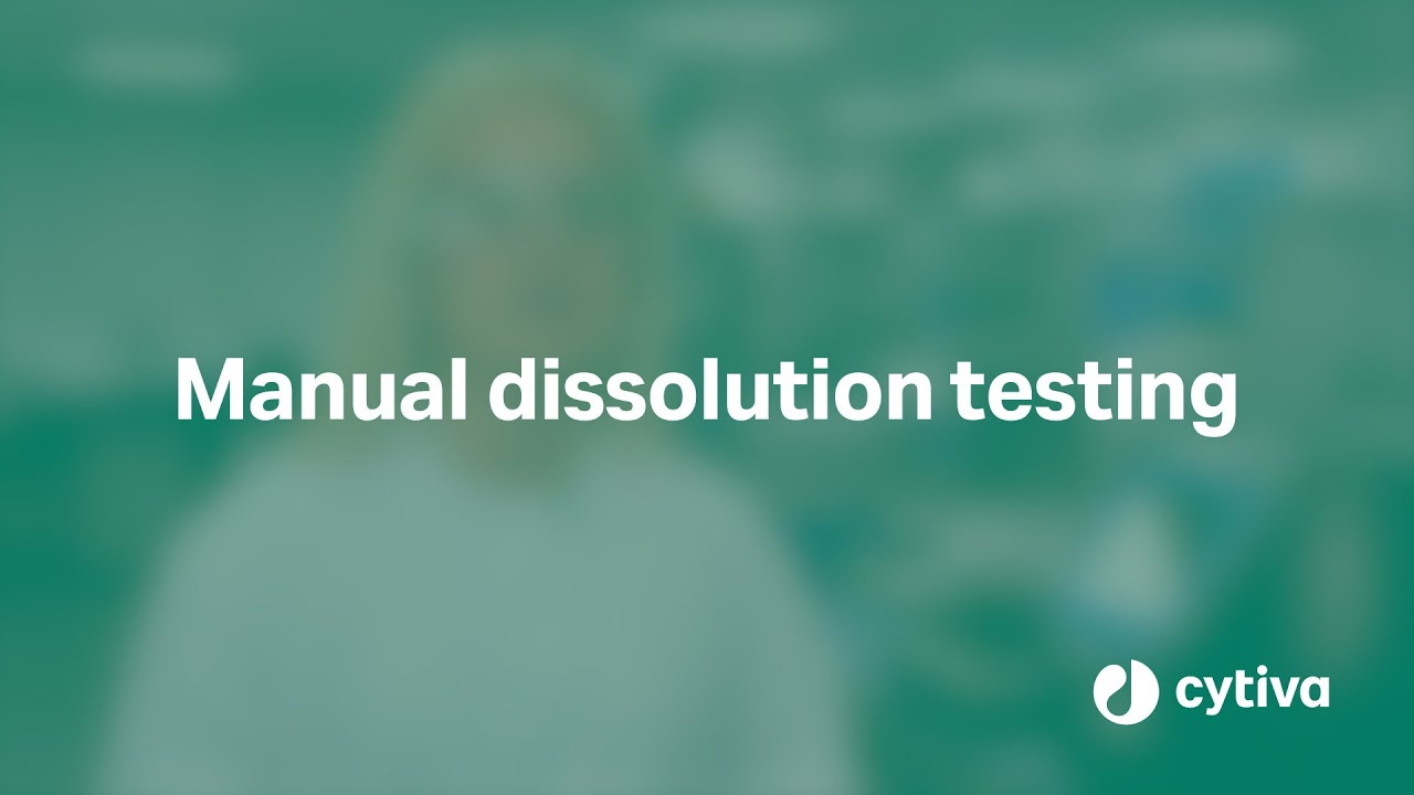 Manual dissolution testing - Cytiva - YouTube