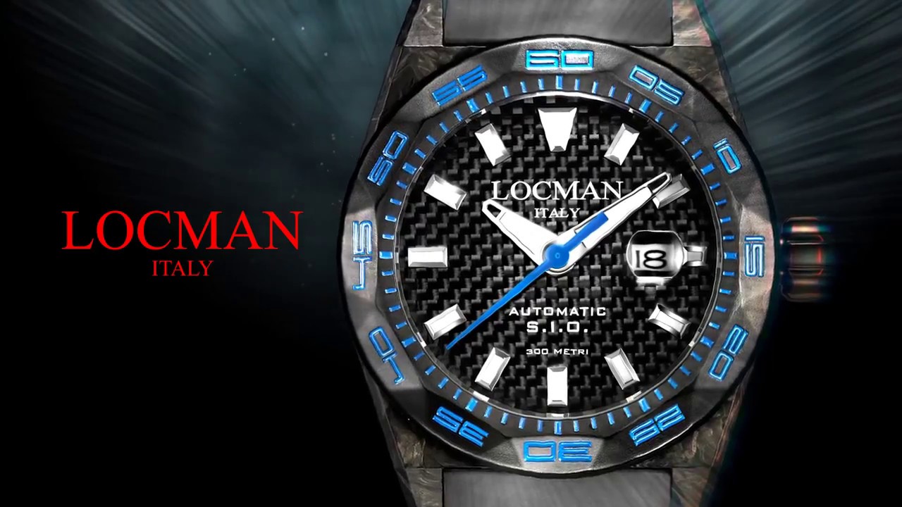 LOCMAN STEALTH 300 METRI CARBON AUTOMATIC - YouTube